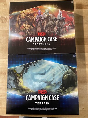 Dungeons & Dragons Campaign Case Terrain & Creatures Set of 2 DnD New ...