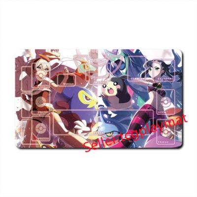 Marnie Bea Pokemon Playmat TCG Card Game Play Mat Gaming Desk Mouse Pad ...