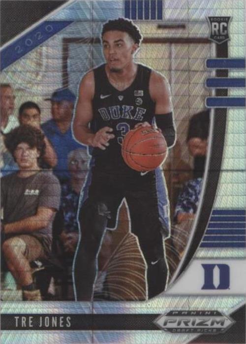 2020-21 Panini Prizm Draft Picks - Tre Jones #77 Hyper Prizm (RC) for ...
