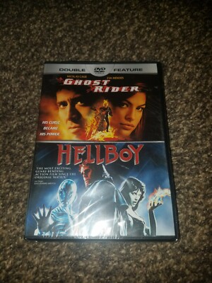 2-Movie Ghost Rider & Hellboy DVD Double Feature BRAND NEW 43396426566 ...