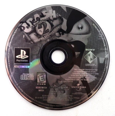 PS1 Crash Bandicoot 2: Cortex Strikes Back (Sony PlayStation 1, 2000 ...