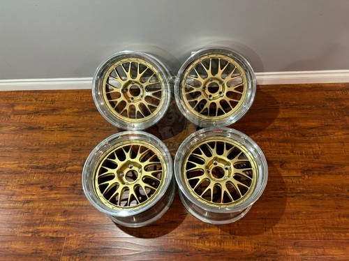 Brand New BBS E88 18x10 18x11 5x120 Gold Face E90 E92 E46 F80 F82 M3 M4 ...