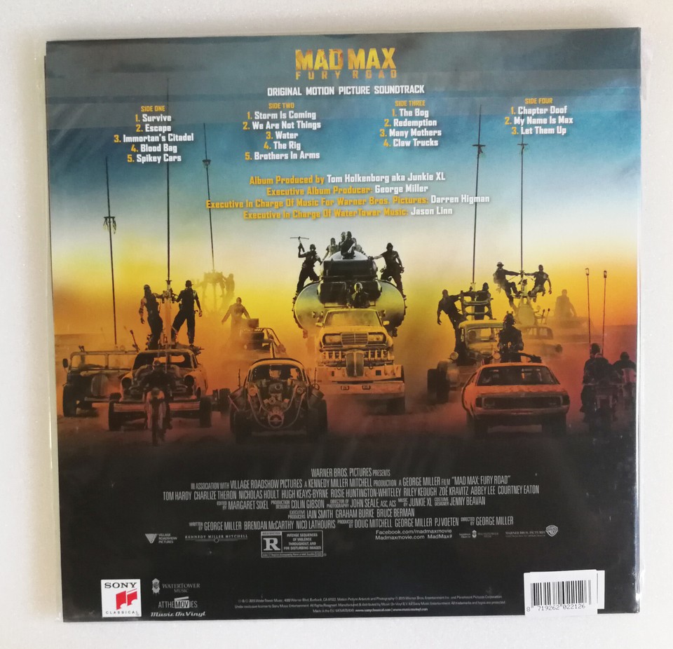 2x 12 " LP Vinyle Soundtrack Mad Max Fury Road Junkie XL 180g ...