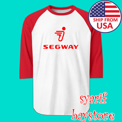 Segway Seg Way Men's Raglan White Red Size S to 2XL | eBay