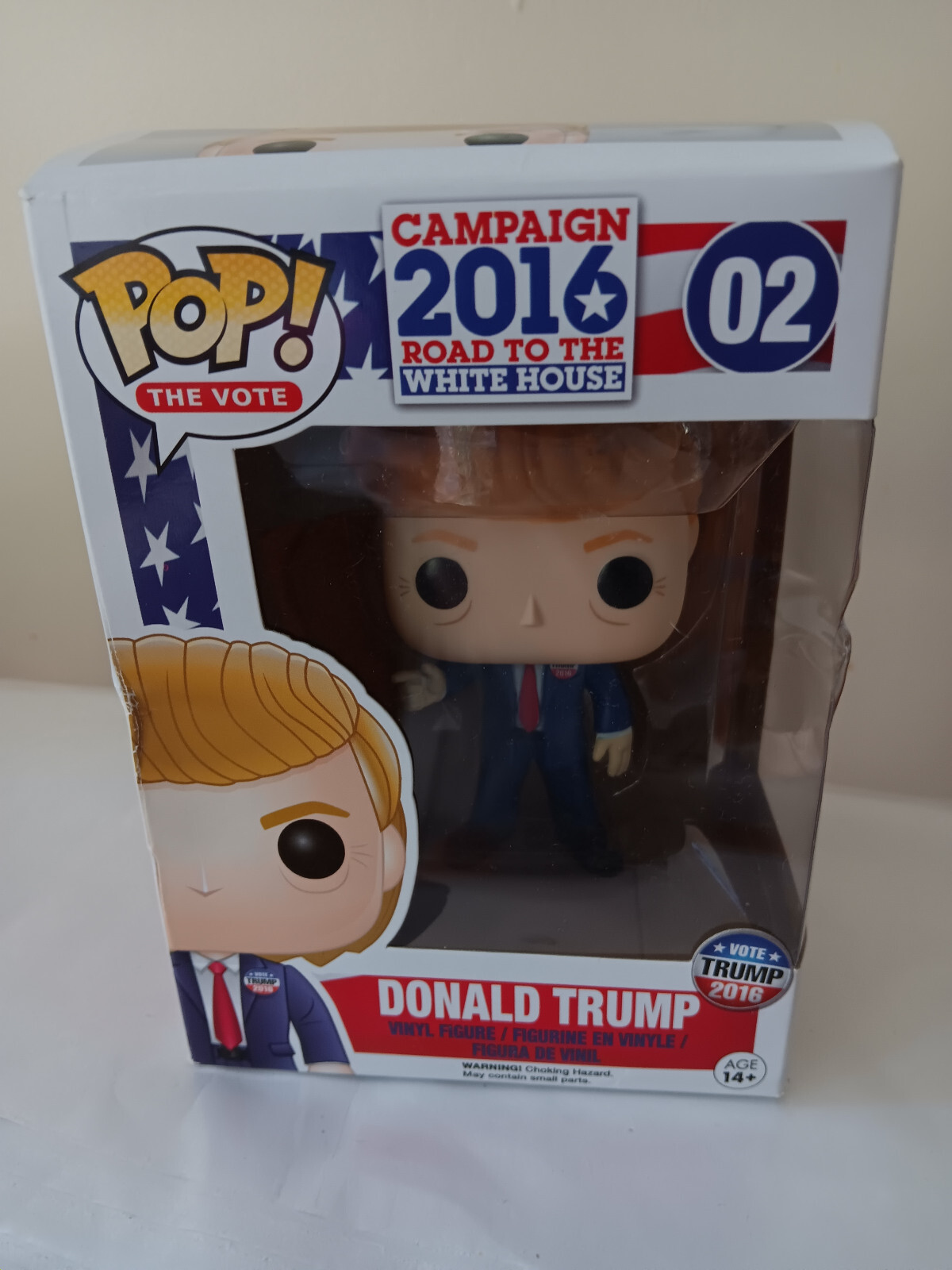 Funko Pop! Vinyl: Donald Trump #02 **NIB** AUTHENTIC 889698105330 | eBay