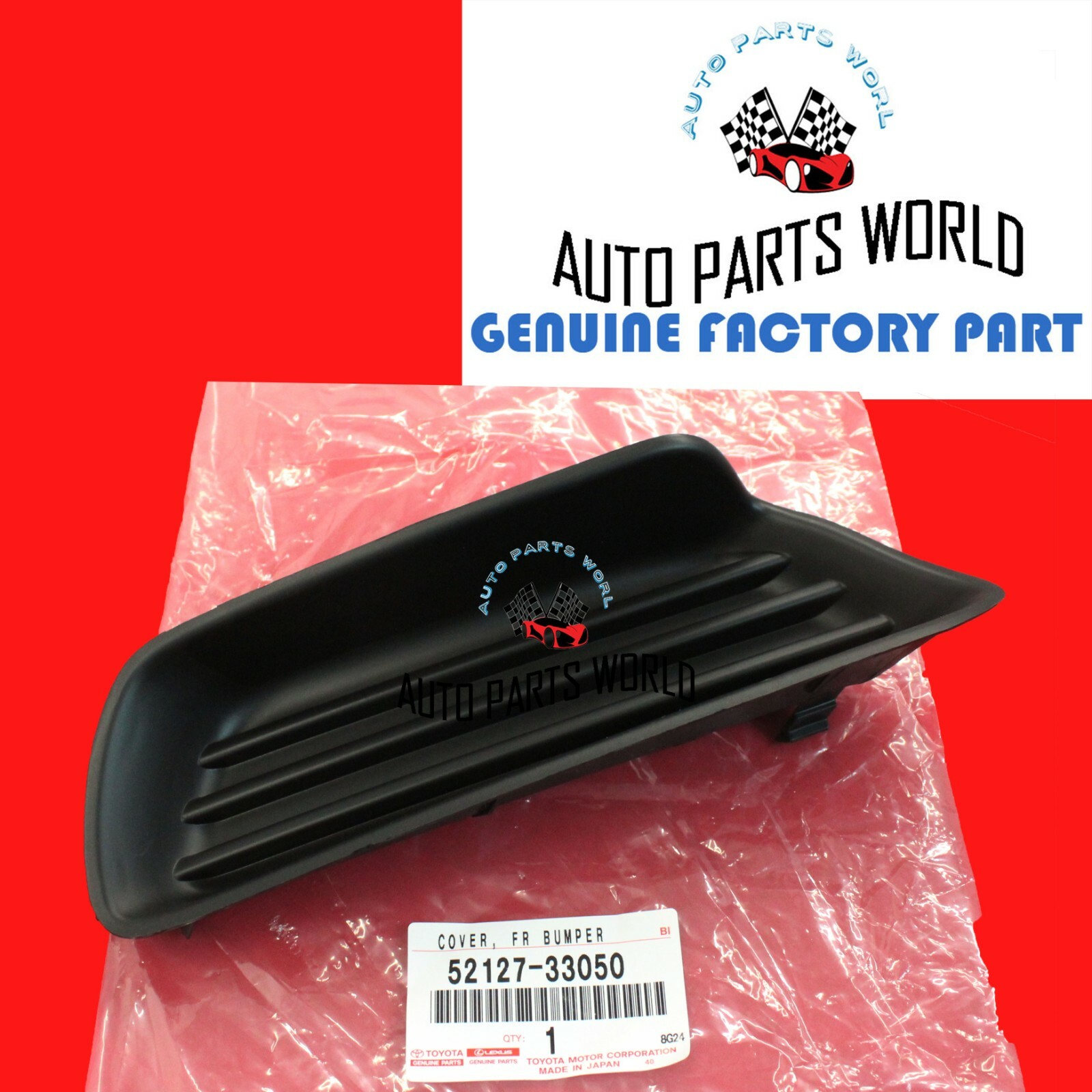 GENUINE OEM TOYOTA 07-09 CAMRY RIGHT & LEFT FRONT BUMPER HOLE COVER SET ...