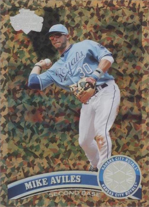 2011 Topps - Mike Aviles #244 Cognac Diamond Anniversary for sale ...