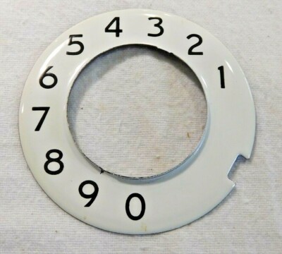 Salvage ~ Telephone Porcelain Rotary Dial Numbers New-Old Stock #2790 ...