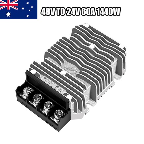 48V Step Down to 24V 60A 1440W DC/DC Power Converter Voltage Regulator ...