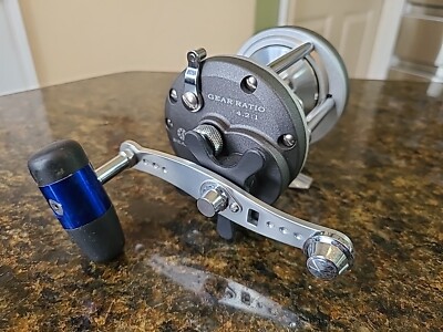 Ourbest M13 Fishing Reel Right Hand Trolling Reel Line Counter EUC | eBay