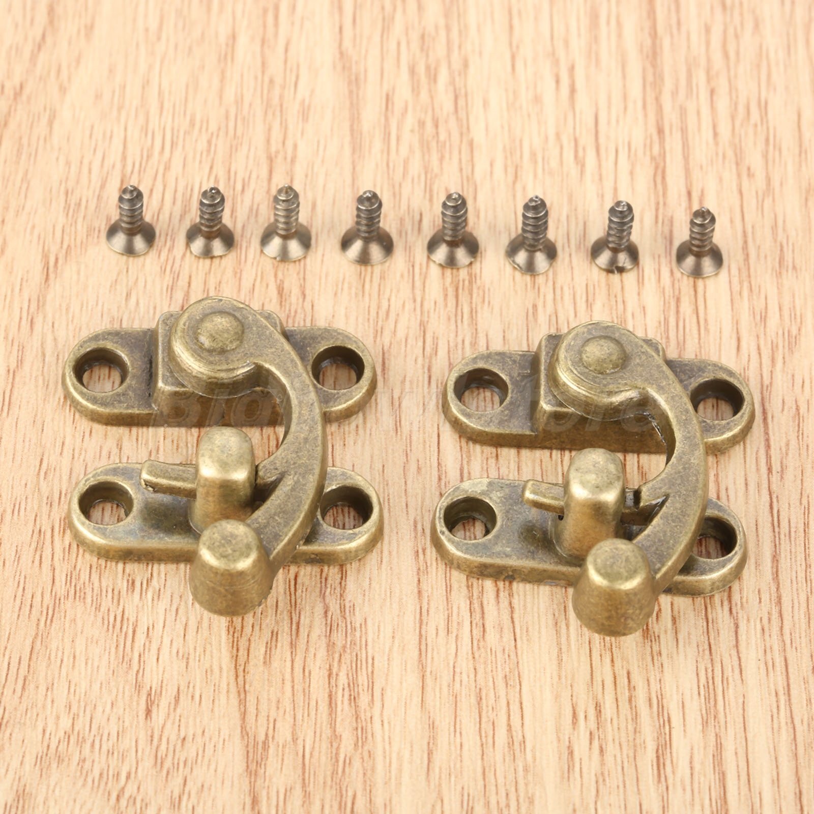 1 Pair Suitcase Jewelry Box Latch Clasps Trinket Lock Clasp Hardware ...