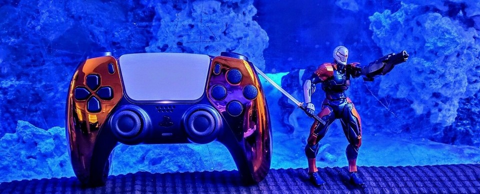 Custom PS5 controller - PlayStation 5 - Gray Fox Inspired | eBay