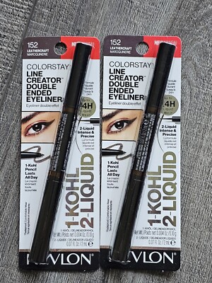 (2) Revlon ColorStay Line Creator Double Ended Eyeliners #152 ...