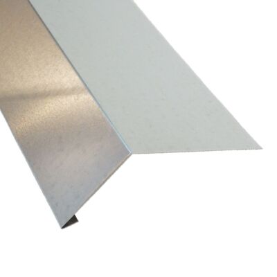 2m Traufblech Aluminium Natur, Abtropfblech, Traufe, Rinneneinhang ...