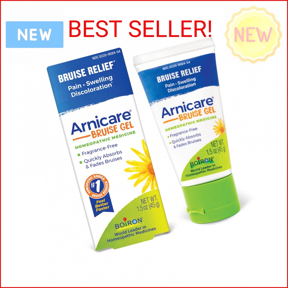 Boiron Arnicare Bruise Gel for Relief of Pain, Inflammation or Swelling ...