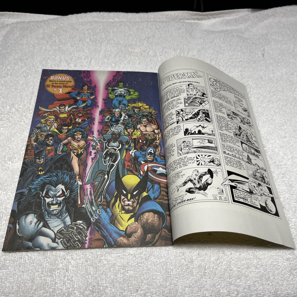 Superman and Spider-Man #1 Collectors Edition 1995 DC Marvel Crossover ...