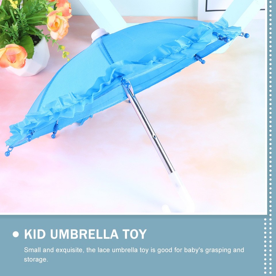 6Pcs Umbrella Decor Children Umbrella Toy Small Lace Umbrella Kids ...