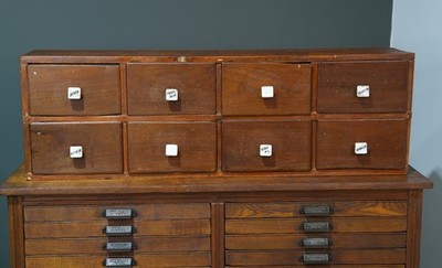 Antique Apothecary Cabinet White Porcelain Knobs vintage spice rack ...