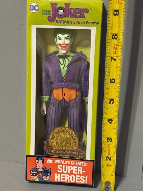 The Joker Figure Mego 50th Anniversary Batman Arch Enemy Box 8" DC ...