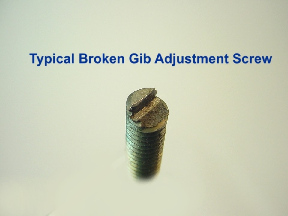 New Gib Adjustment Screws for 9" & 10k South Bend Lathes - Impossible ...