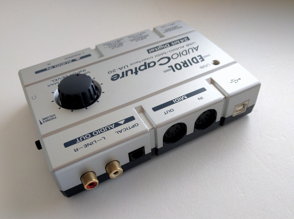 Roland EDIROL UA-20 Audio Capture USB MIDI Interface 24 bit Digital | eBay