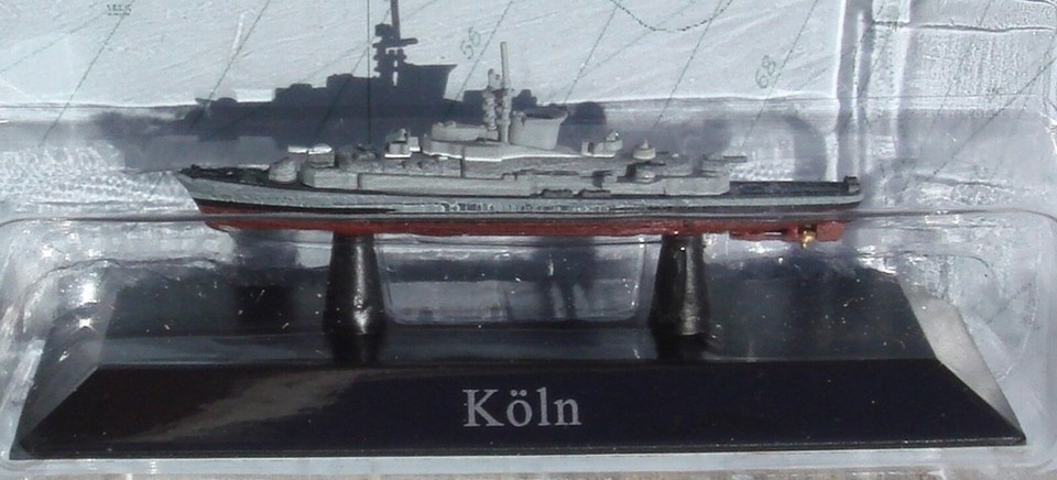 DeAgostini 1/1250 German Bundesmarine frigate Koln 1961 DAKS43 | eBay