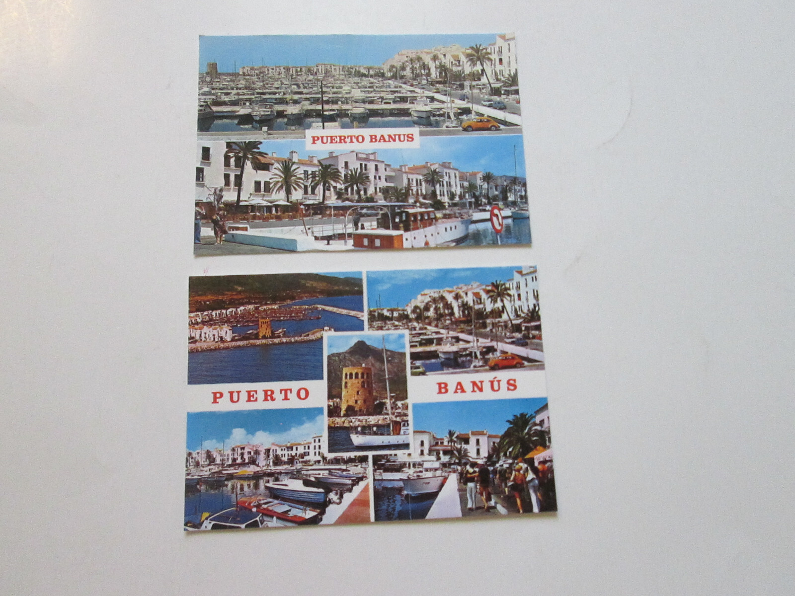 Lot of 2 Marbella Spain Postcards 1980’s UNUSED Puerto Banus | eBay