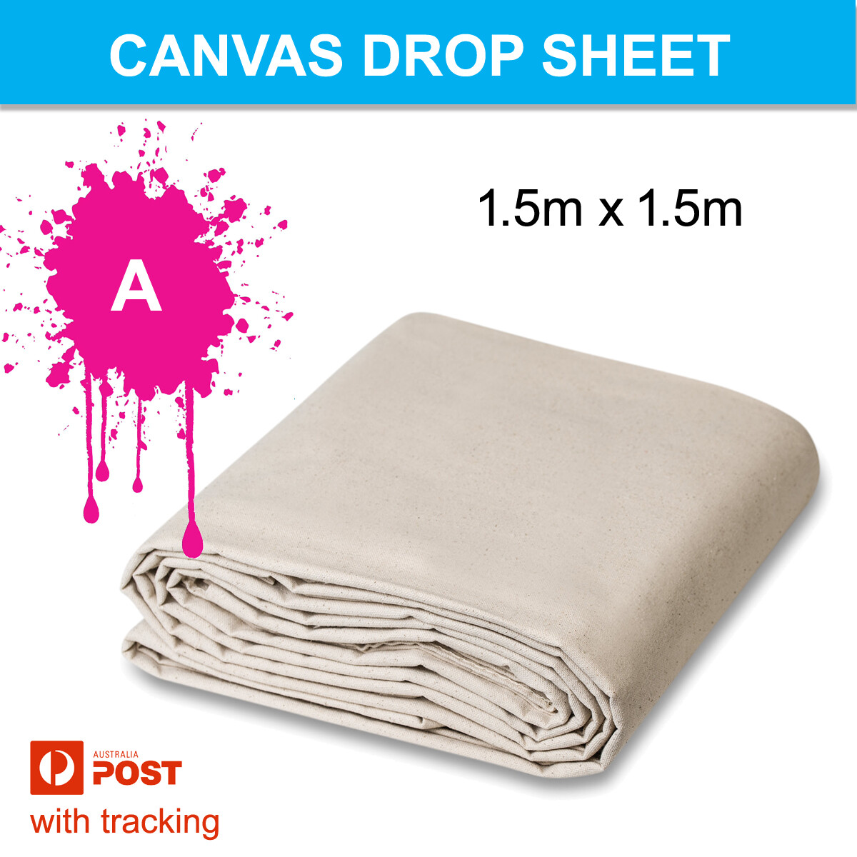 Paint Drop Sheets Heavy Duty Painter's Canvas Drop Cloth 3 Sizes | eBay ...