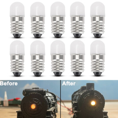 Warm White 432 LED bulbs 18 volt light bulbs For Lionel American Flyer ...