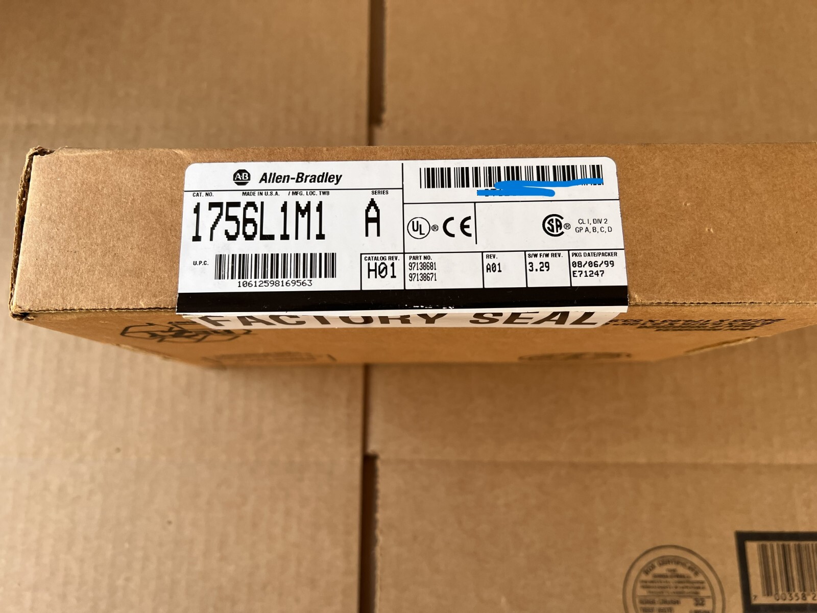 New Allen Bradley 1756L1M1 Ser A 1756-L1M1 | eBay