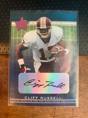 2002 Leaf Rookies and Stars Rookie Autographs #150 Cliff Russell | eBay