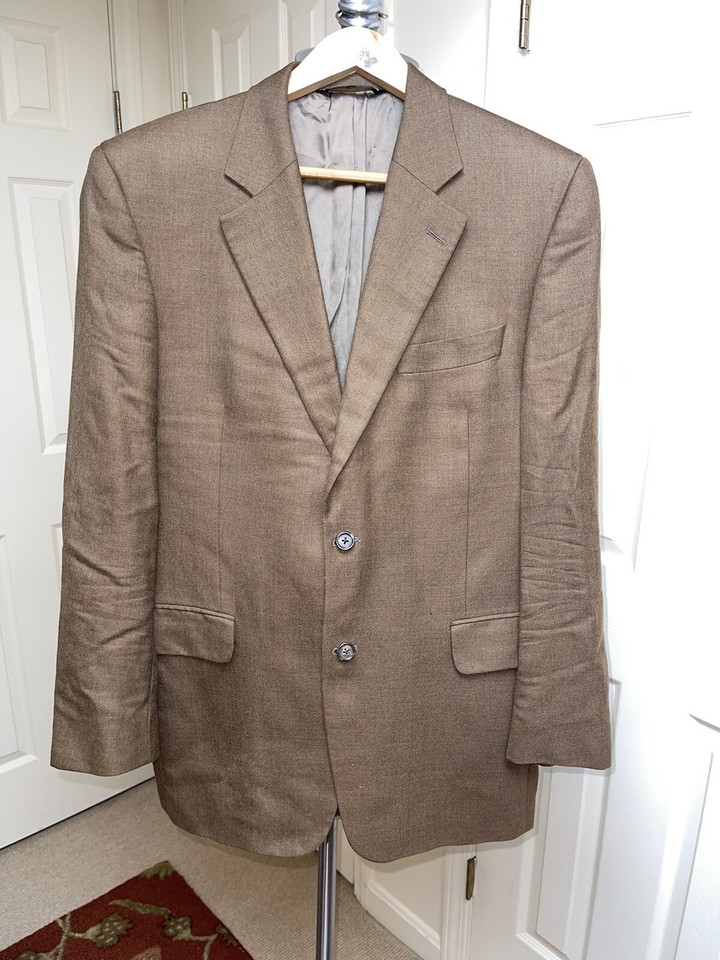 Jack Victor Jacket Brown 100% Cashmere Blazer Sport Coat Canada Sz 40R ...