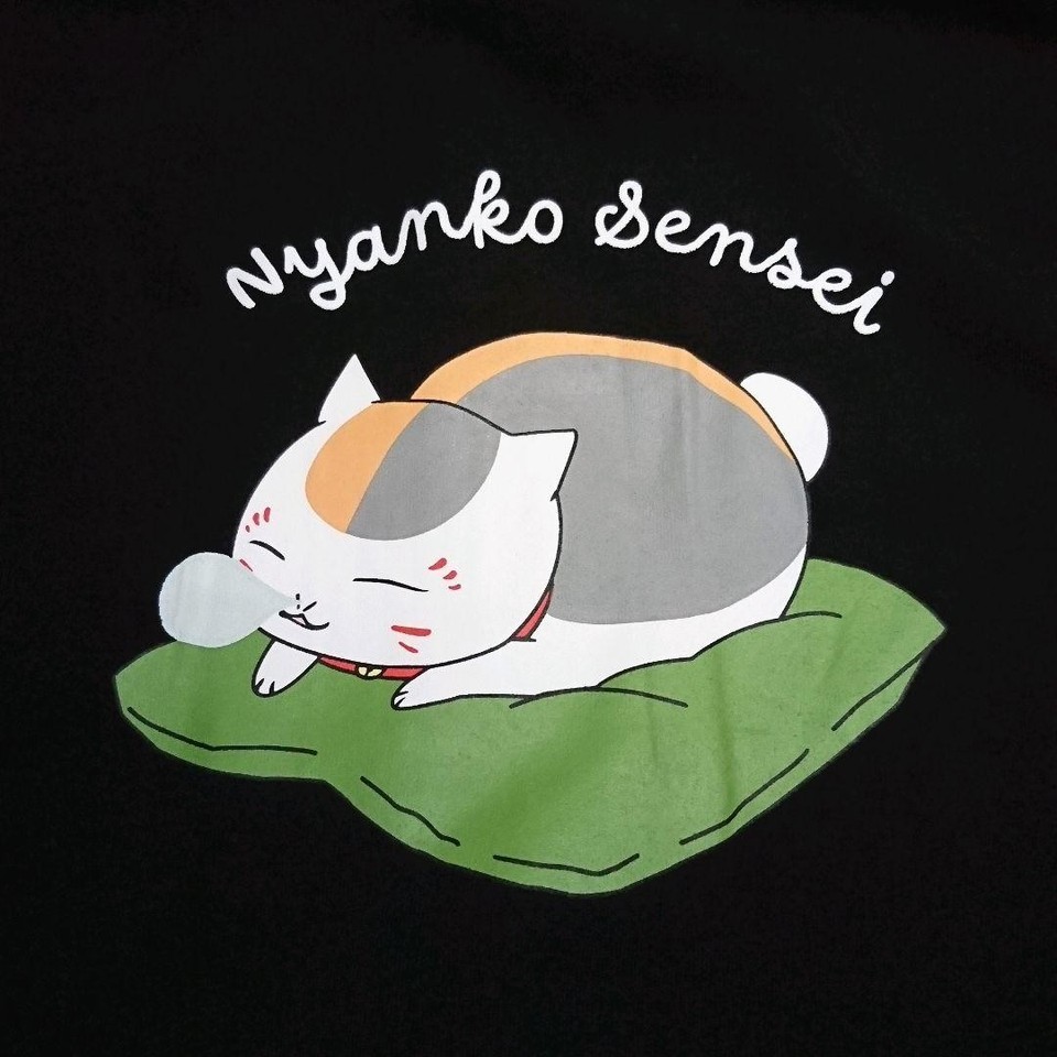 Natsume's Book of Friends Nyanko Sensei Sweatshirt Zip Hoodie L | eBay UK