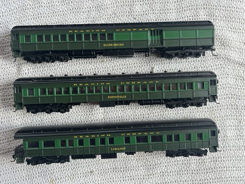 HO Lot Of 3 Bachmann Spectrum Reading Passenger Cars Set - NICE | eBay