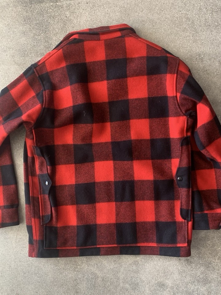 Pendleton Men's Wool Vintage Mackinaw Filson Style Hunting Jacket Size ...