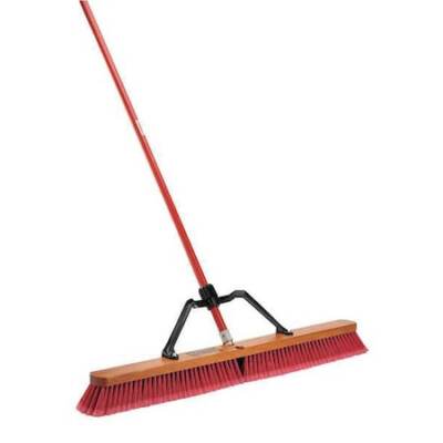 Libman 1101003 36 In Sweep Face Push Broom, Black, Red | eBay