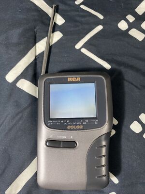 RCA Portable LCD Color TV Handheld 16-3051 Television Vintage | eBay