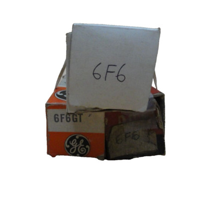 6F6 VACUUM TUBES USED ( QTY 3) | eBay