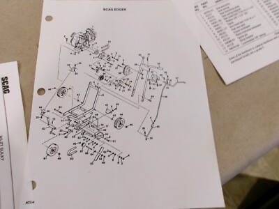 OEM SCAG EDGER PARTS LIST | eBay