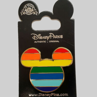 MICKEY MOUSE EARS - RAINBOW - COLLECTIBLE PIN - BRAND NEW - DISNEY ...