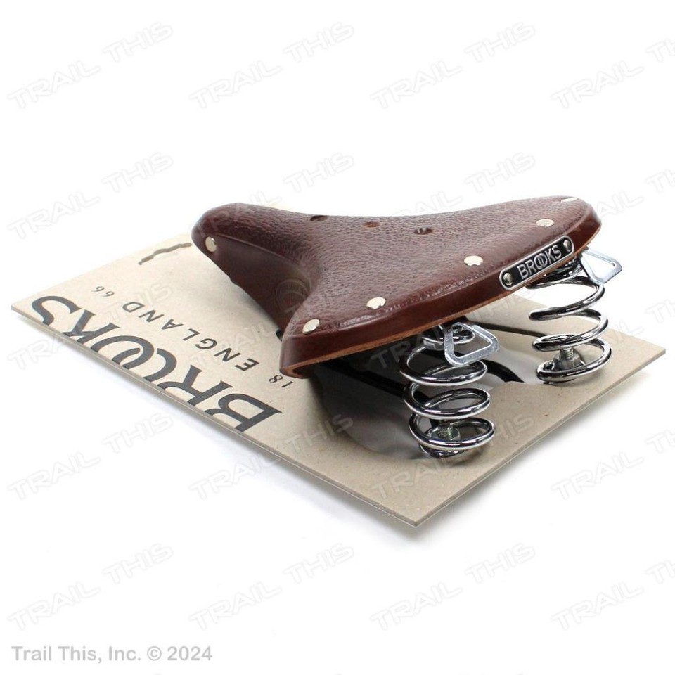 Brooks B67 Women's 210mm Classic Leather Bicycle Saddle w/ Steel Rails ...