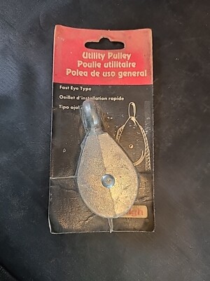 Lehigh 7088 Utility Pulley Ideal For The Use With Rope Up To 5/16" Fast ...