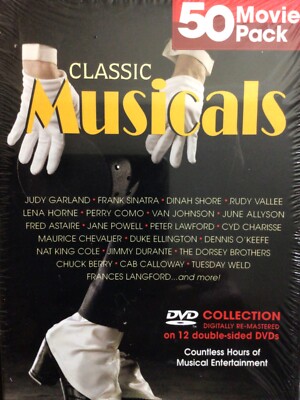 CLASSIC MUSICALS ~ 50 Movie Pack ~ DVD ~ SEALED!!! 826831070162| eBay