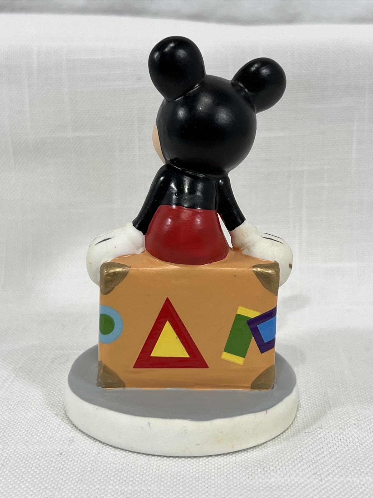 Disneyland Mickey Mouse 2010 Figure Porcelain Figurine Sitting 55th ...