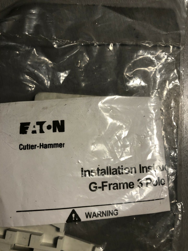 EATON CORPORATION GDIN 3 POLE DIN RAIL ADAPTER AND SCREWS (NEW IN BOX ...