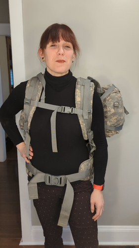 US MILITARY MOLLE II Large Rucksack Field Pack Complete Frame Pouches ...