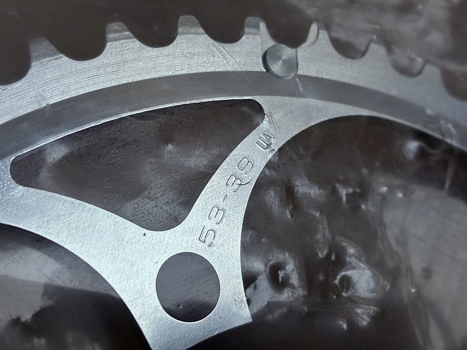 NOS Shimano Dura-Ace 53 Tooth Road Chainring B Type - 130 BCD - Japan ...