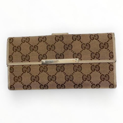 GUCCI Long Wallet GG GG Logo Interlocking 5736 | eBay