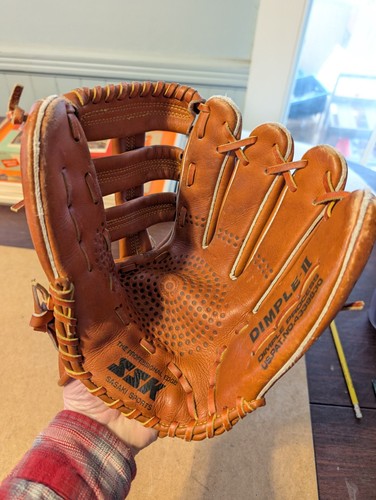 SSK Dimple II Leather Baseball Glove RHT Right Hand Throw 12" Sasaki ...