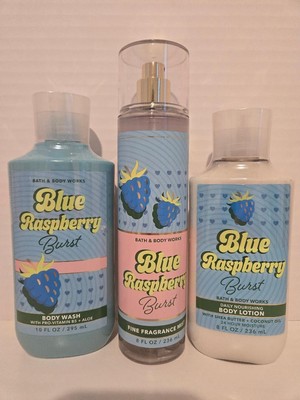 Bath & Body Works Blue Raspberry Burst Fragrance Mist, Body Lotion ...